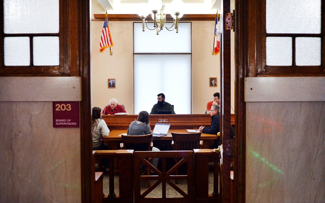 County board of supervisors reorganize leadership