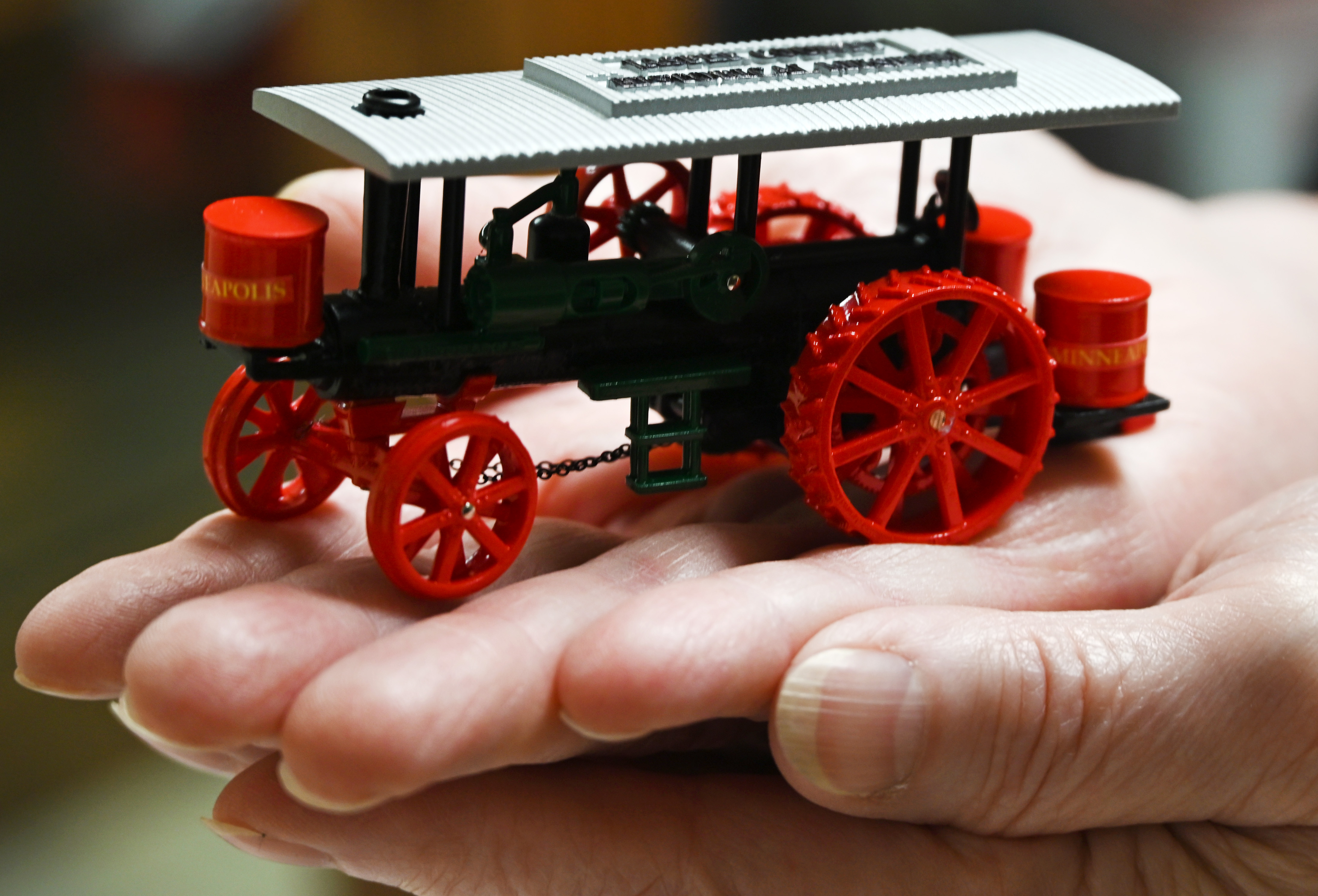 Local businesses make collectible steam engine toy to raise money for ...