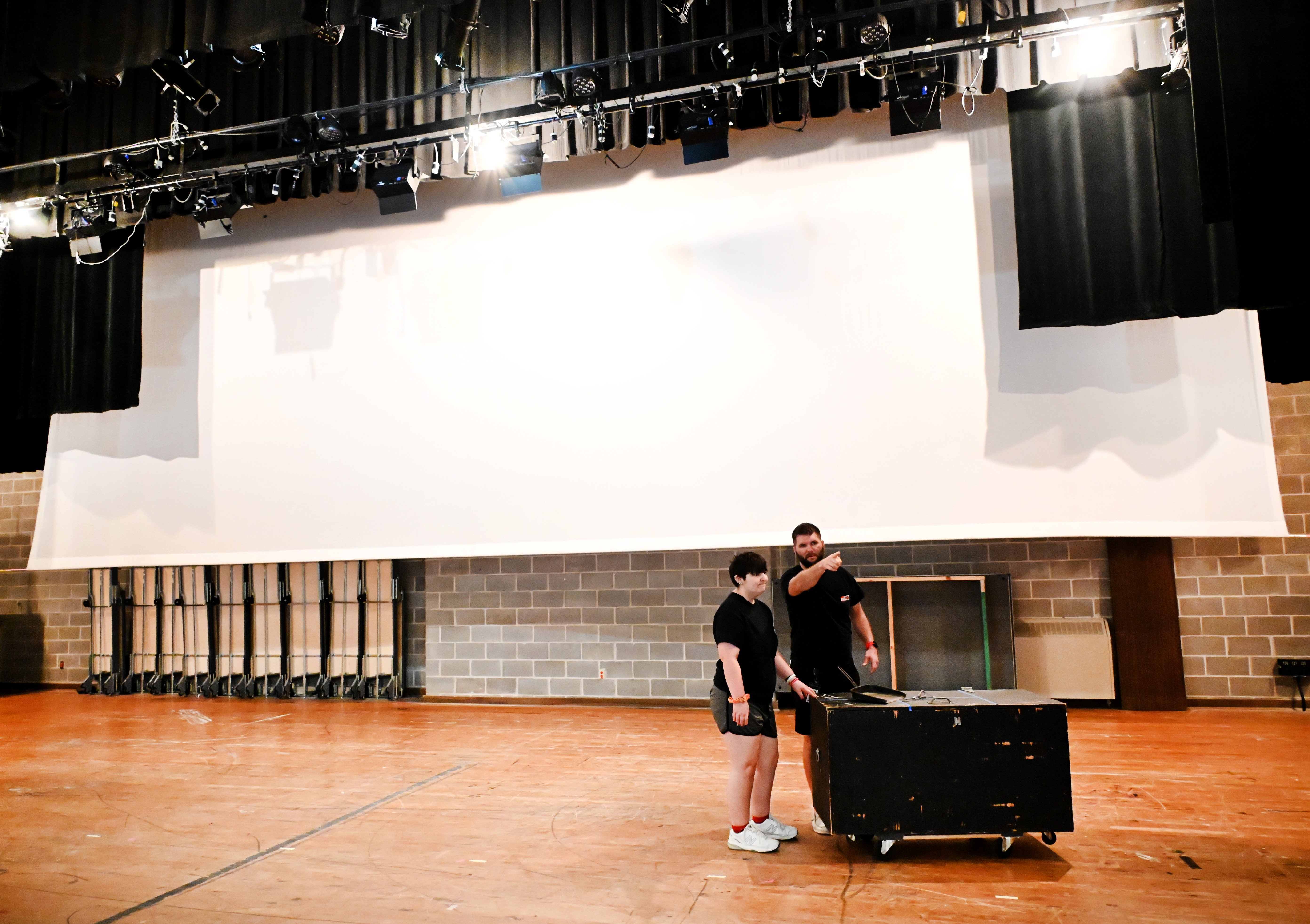 Resurfacing of NHS Performing Arts Center stage begins this week