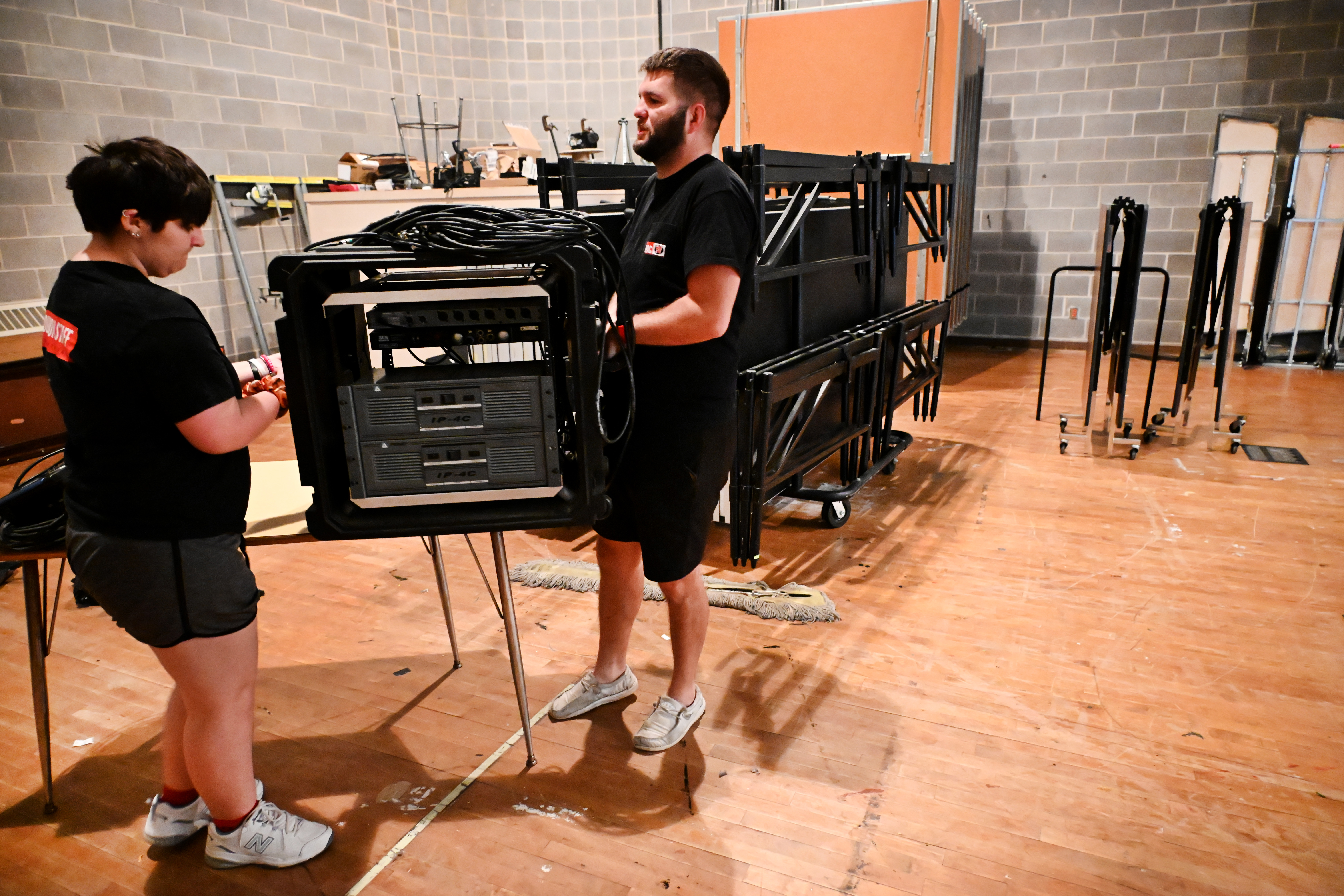 Resurfacing of NHS Performing Arts Center stage begins this week